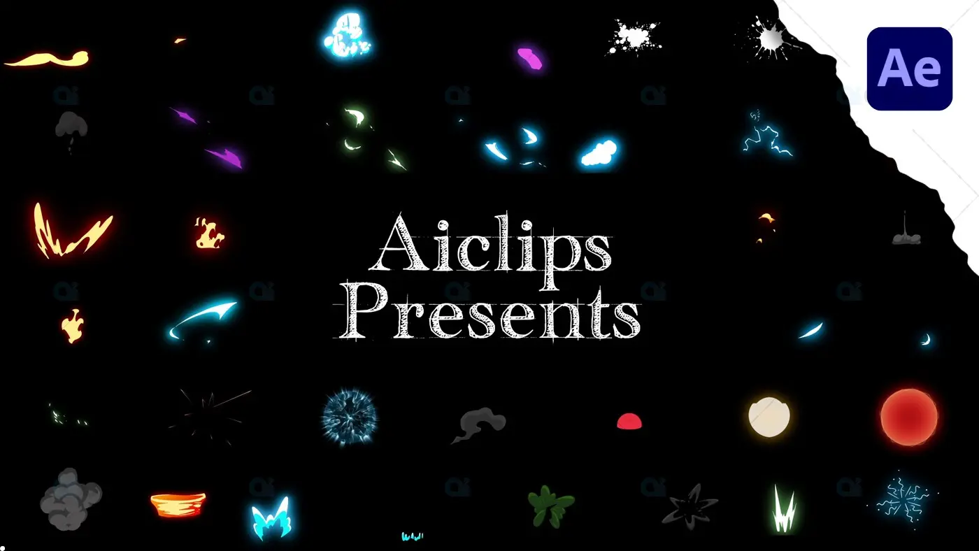 Multi-Style Electric Animation Effects Pack for After Effects | AIClips