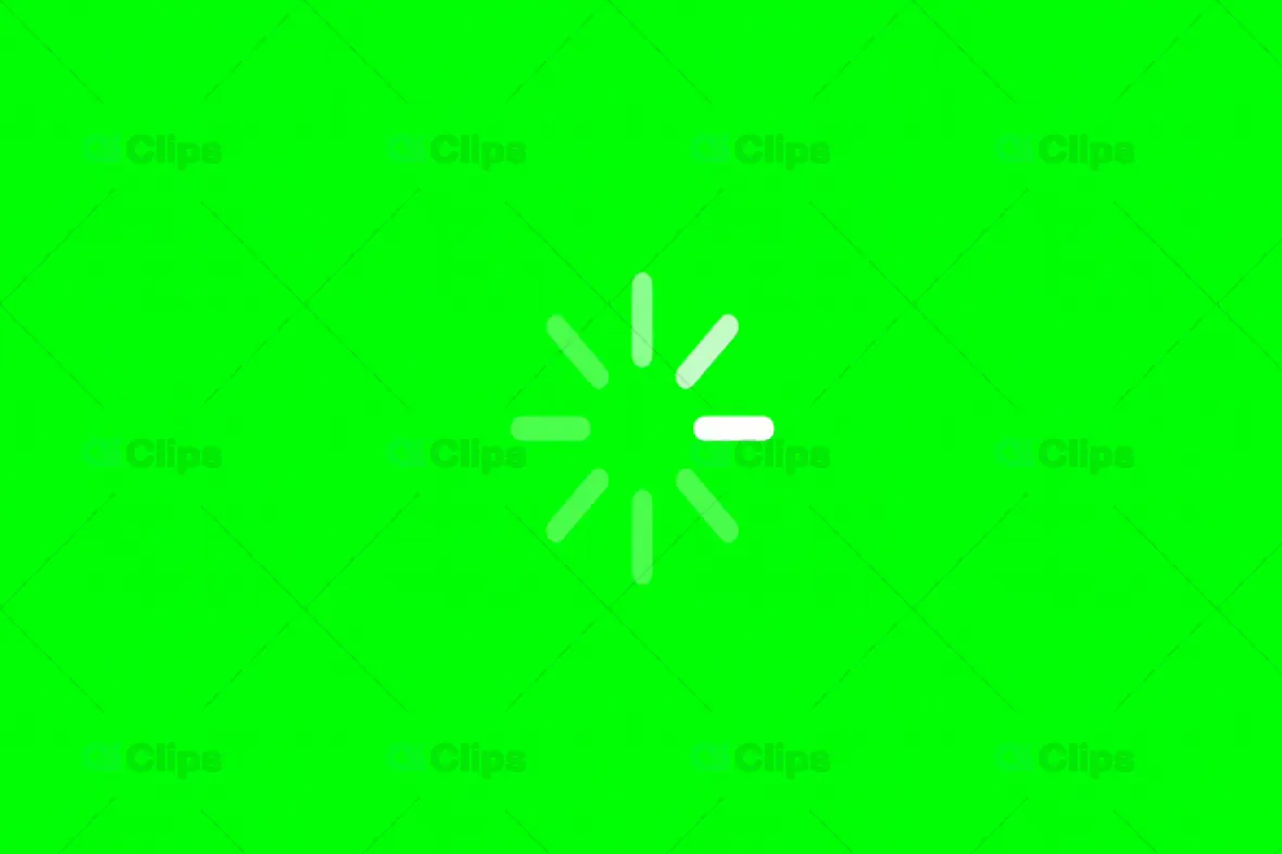 Loading Animation with Green Screen Background | AIClips