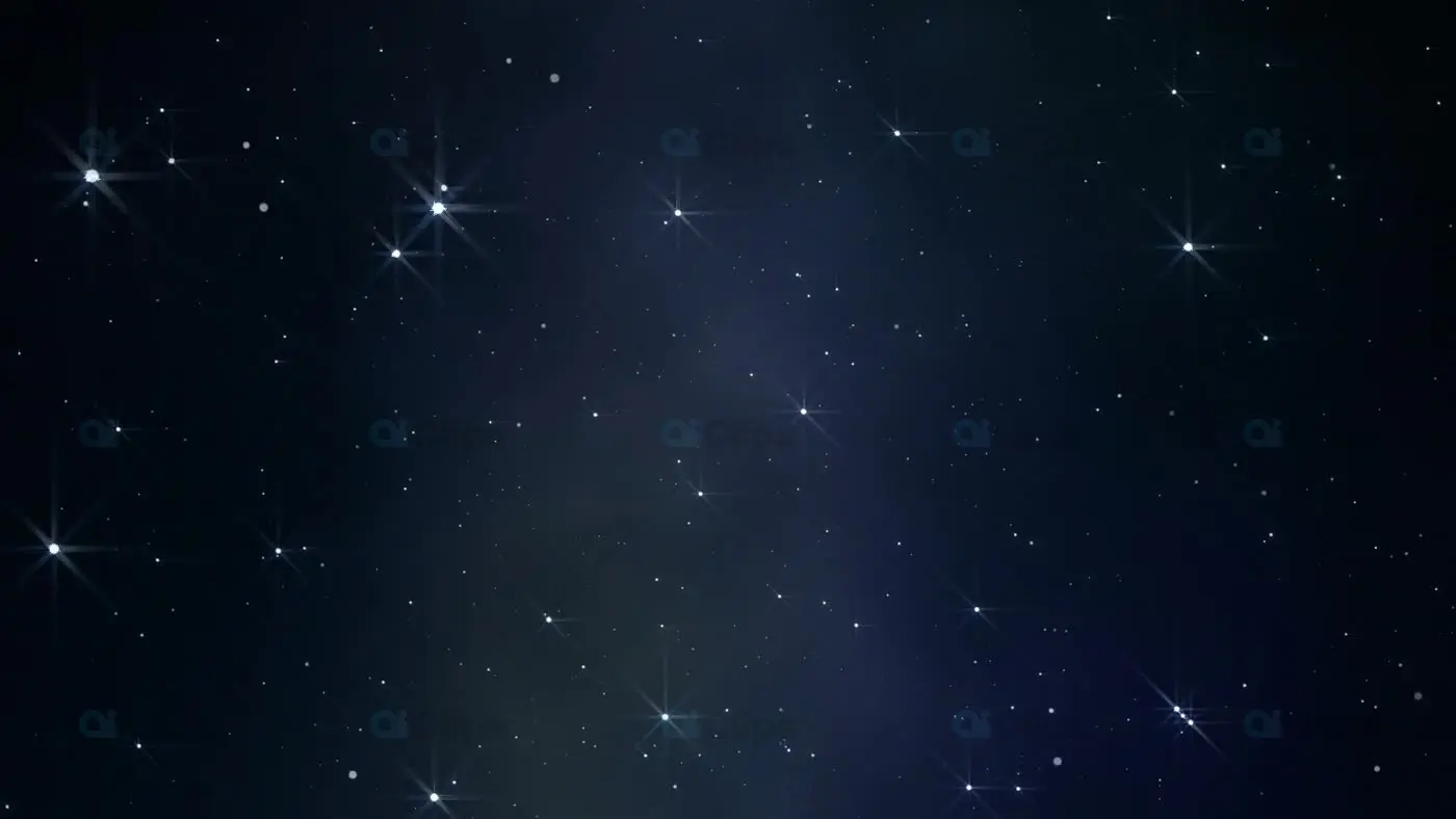 Sparkling Starry Night Sky Animation | AIClips