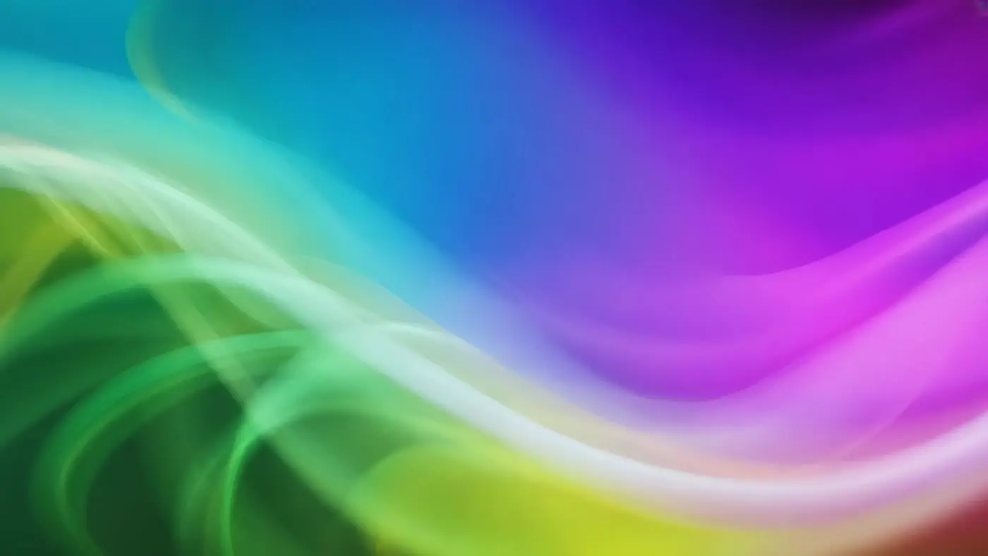 Flowing Rainbow Gradient Wave Motion Background | AIClips