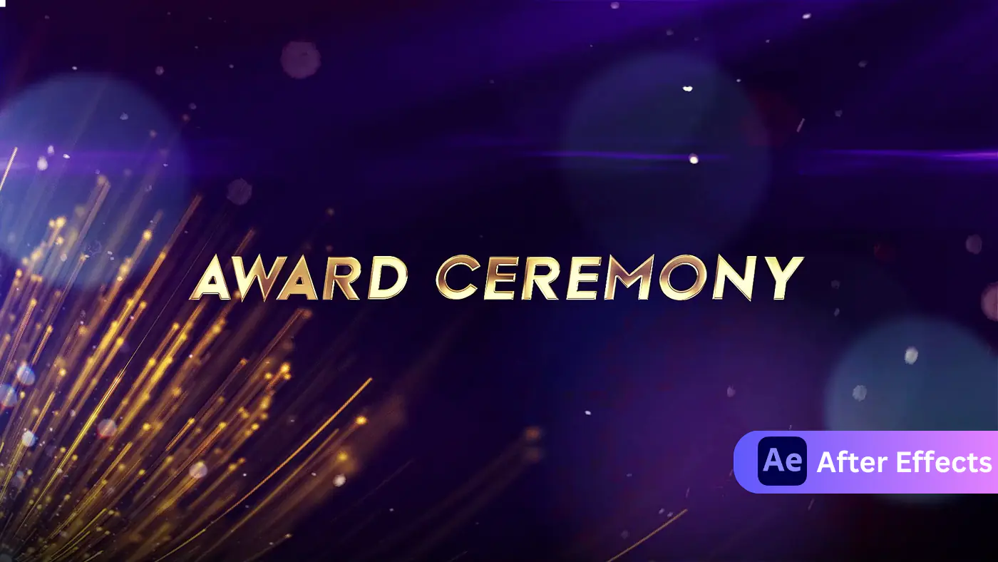 Elegant Award Ceremony Title Reveal | AIClips