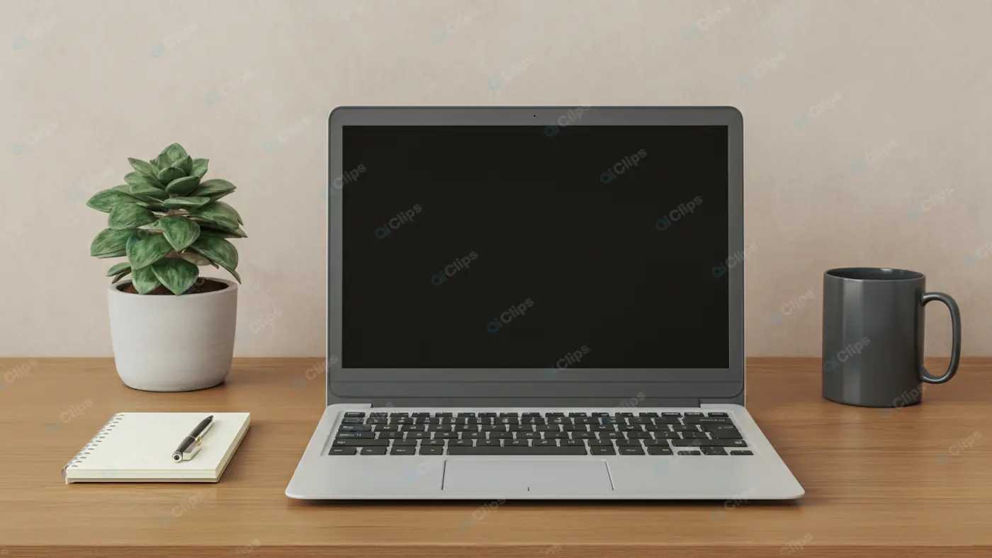 Minimalist Home Office Desk Setup | AIClips