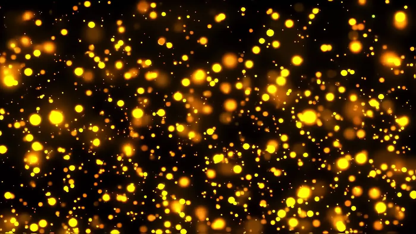 Enchanting Golden Firefly Swarm Magical Night Atmosphere | AIClips